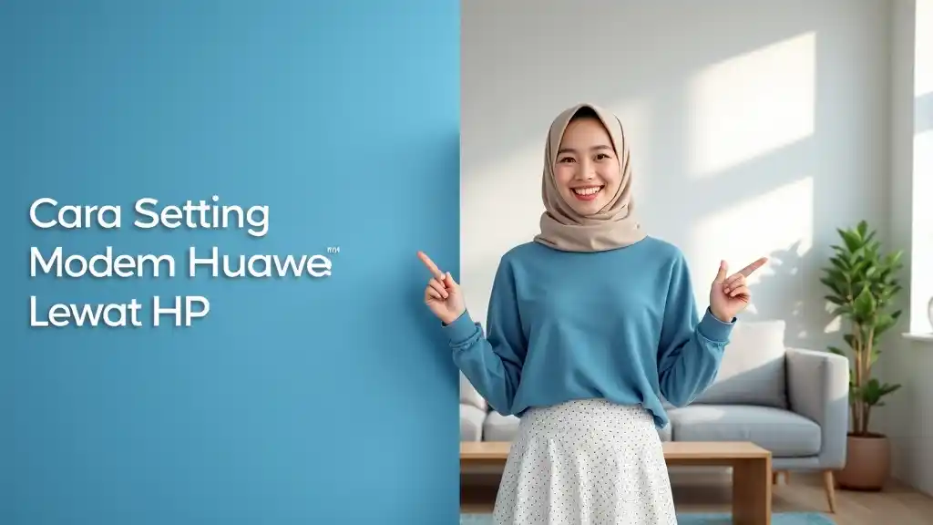 Cara Setting Modem Huawei Lewat Hp: Panduan Praktis